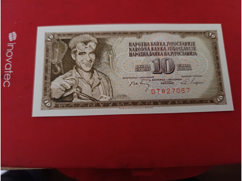 10 dinara 1968