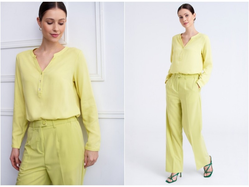**BLUZA** u žutoj boji, KAO NOVO - Vel. XL