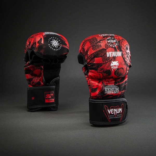 Venum 20th Anniversary MMA Sparing Rukavice Crno/Crvene S