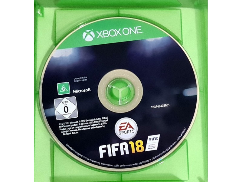FIFA 18 XBOX ONE