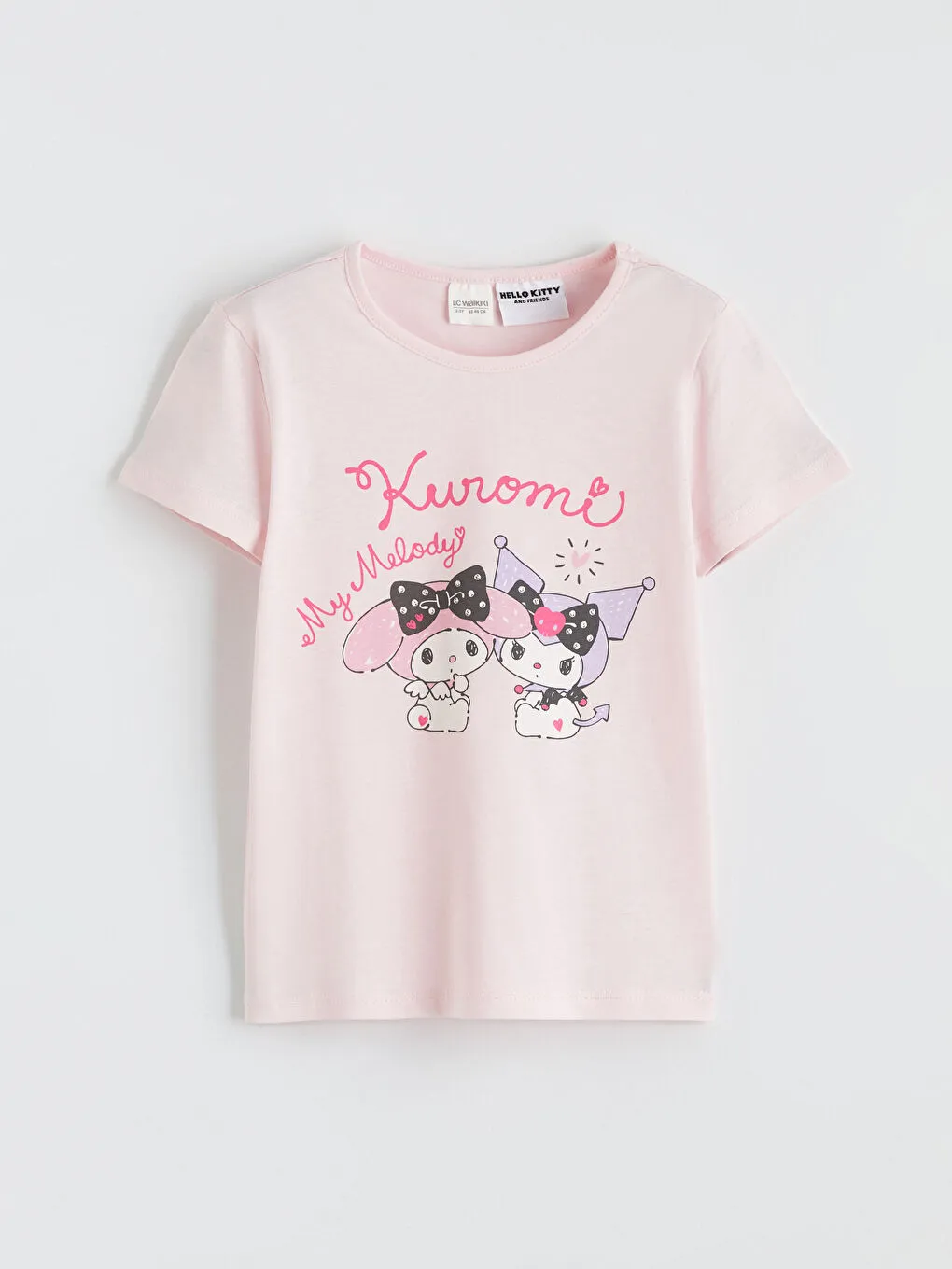 LCW Kids Hello Kitty Štampani Kratki Pidžama Komplet Za Devojčice