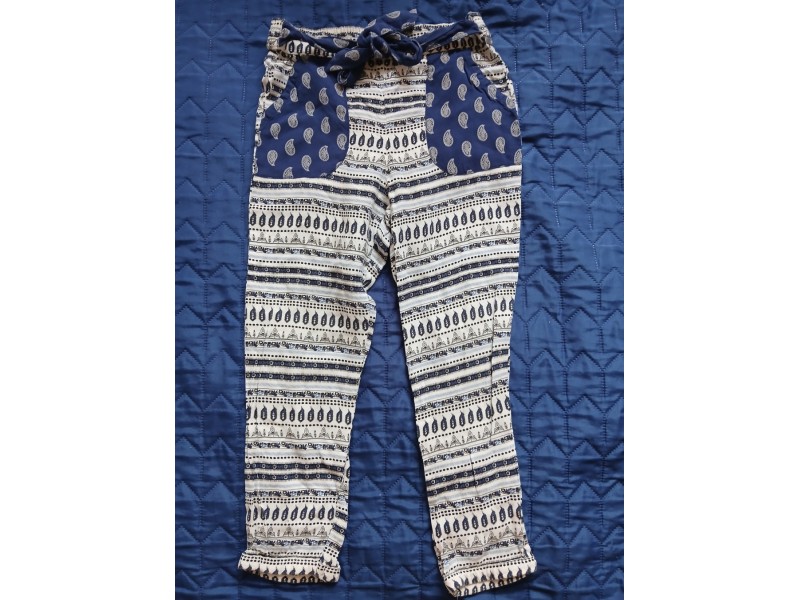 Prolecne-letnje boho pantalonice-salvarice, 110
