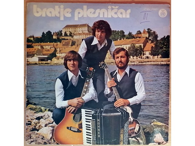 LP folk: BRATJE PLESNIČAR - Trije bratje muzikantje VG+