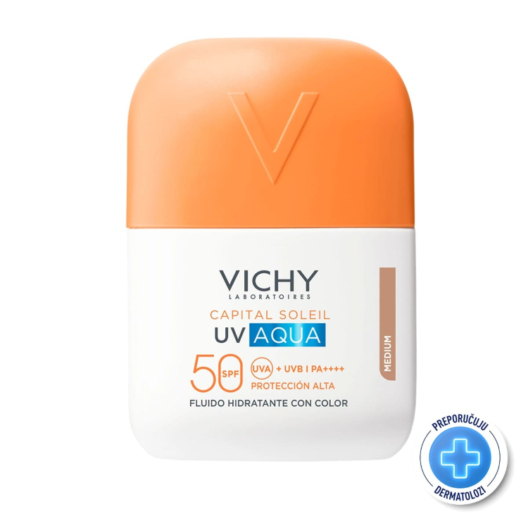 Vichy Capital Soleil UV Aqua fluid SPF50+ 50ml - Medium nijansa
