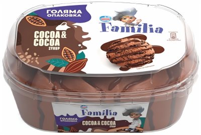 SLADOLED FAMILIA COCOA&COCOA SYRUP 900ML