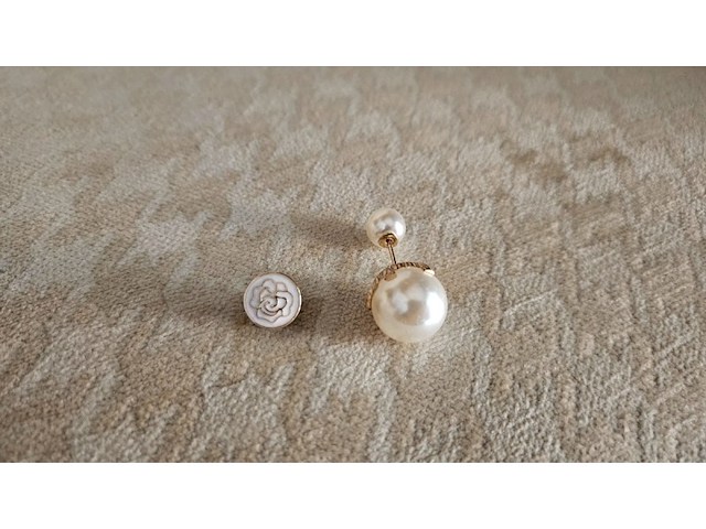 Izvrstan pearl broš/ ukrasna igla i pin dugme, novo