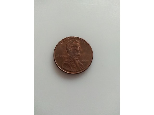 1 cent,D  USA, 2007.