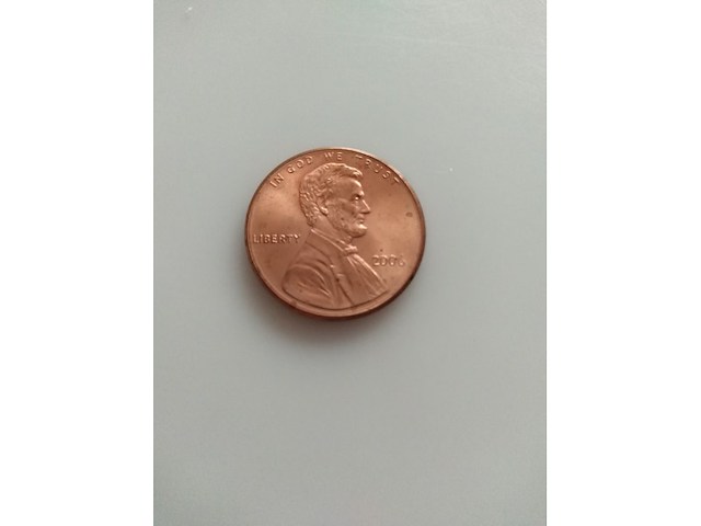 1 cent, USA, 2006.