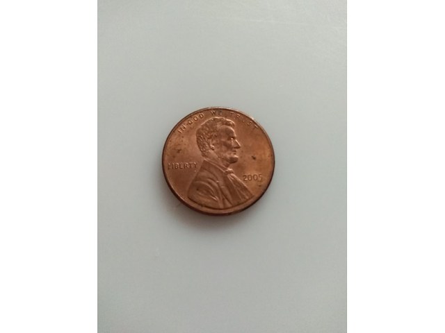 1 cent, USA, 2005.