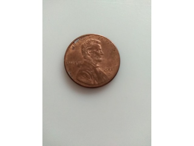 1 cent, D  USA  2001.