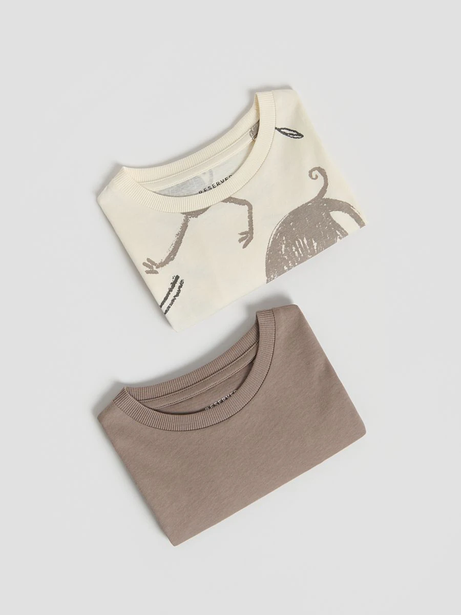 2-pak pamučnih majica