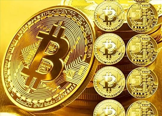 BITCOIN -Srećni novčić ZLATNI