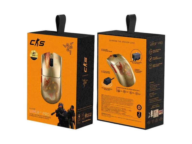 RAZER RAZER VIPER V3 PRO – WIRELESS ESPORTS GAMING MOUSE – COUNTER-STRIKE 2 EDITION