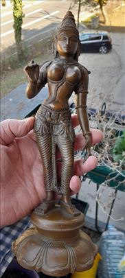 1940s/50s Bronze Parvati sculpture 32cms tall