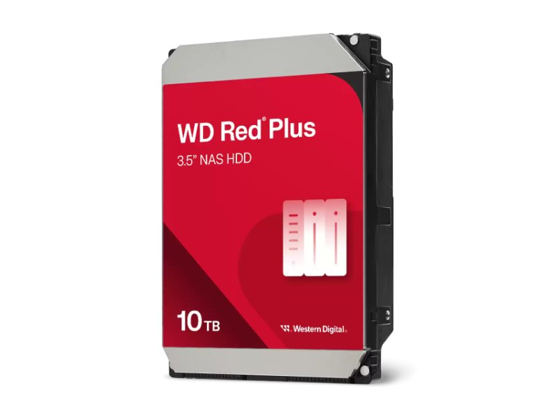 WESTERN DIGITAL 10TB RED PLUS 3.5 SATA III 512MB 7200RPM WD100EFGX