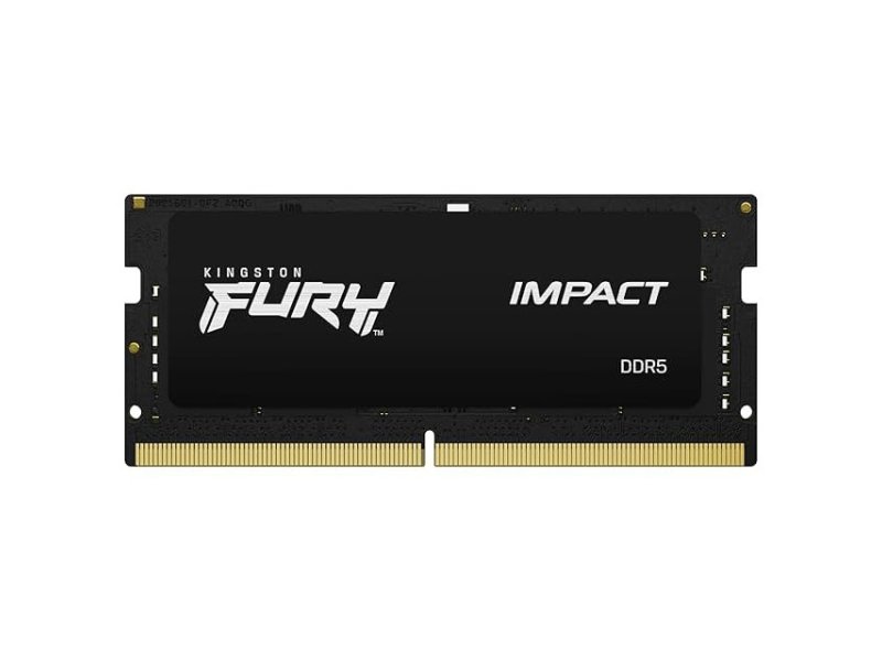 KINGSTON SODIMM DDR5 16GB 6000MT/S FURY IMPACT BLACK XMP (KF560S38IB-16)
