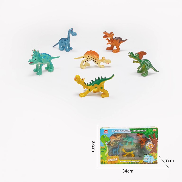 DINOSAURUSI U KUTIJI 6PCS K521-1