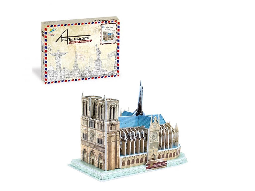 3D SLAGALICA KATEDRALA NOTRE DAME 168-B1