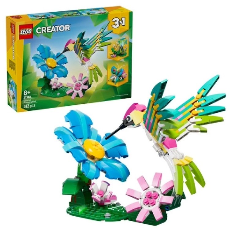 LEGO CREATOR WILD ANIMALS COLORFUL HUMMINGBIRD
