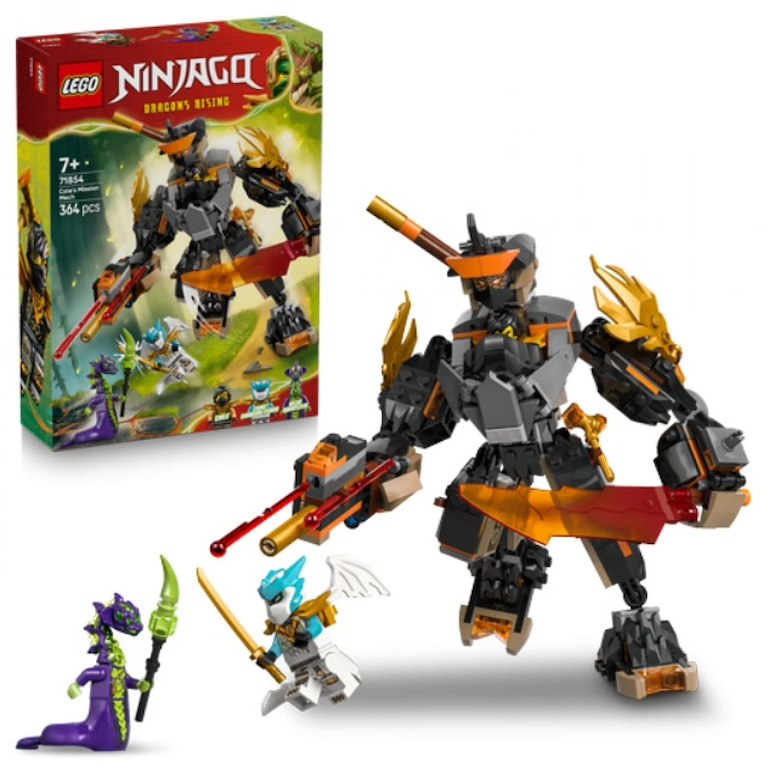 LEGO NINJAGO COLES MISSION MECH AND DRAGON