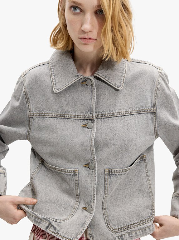 JEAN JACKET WITH POCKETS