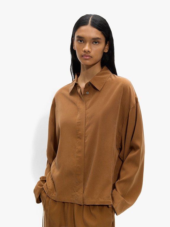 PLAIN SHIRT 100% LYOCELL
