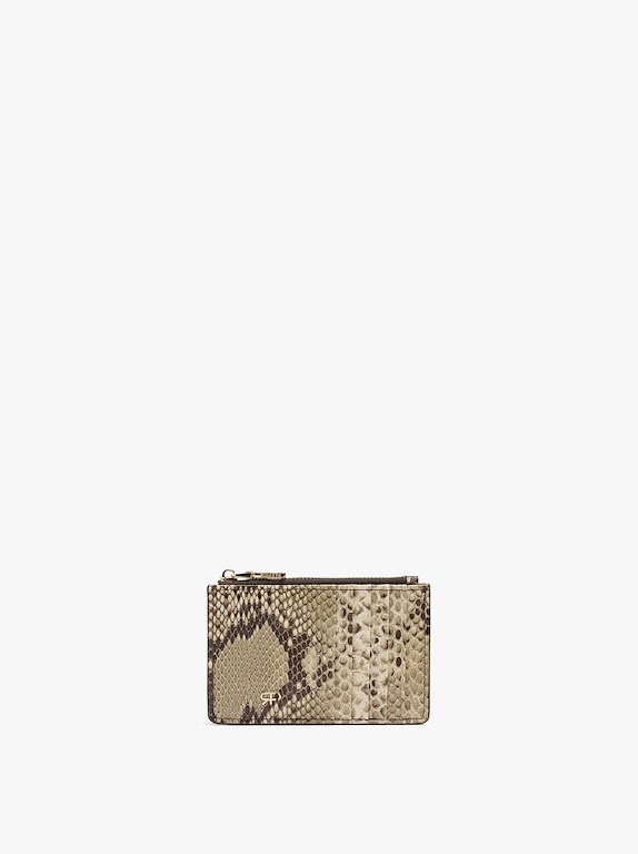 CARD HOLDER WITH PRINTED ANIMAL PATTERN