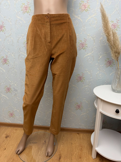 ESPRIT Pantalone, Novo sa etiketom, somot
