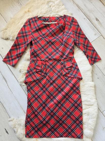 Homeybee karo haljina m 38