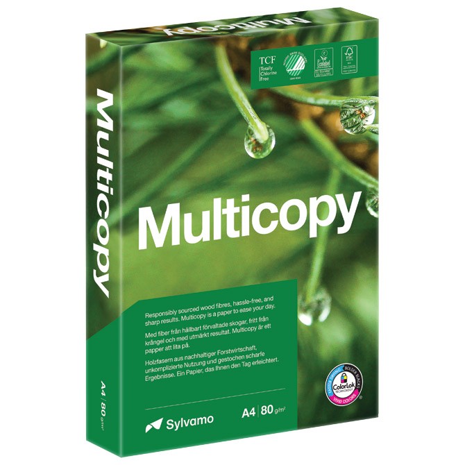 Papir ILK Multicopy A4 80g pk500 Sylvamo