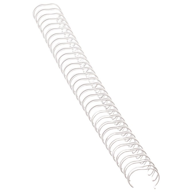 Spirala žičana (3:1) fi-10mm (61-80 listova) pk100 Fellowes 53262 bela