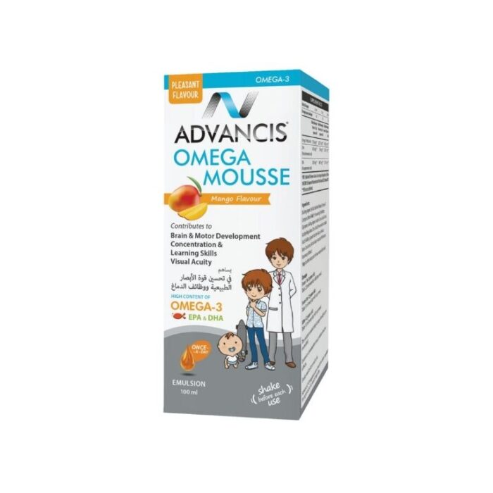 Advancis Omega-3 Mousse Za Decu, 100ml