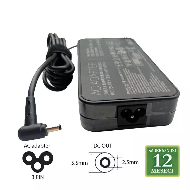 ASUS 19.5V-7.7A ( 5.5 * 2.5 ) A17-150P1A LAPTOP ADAPTER