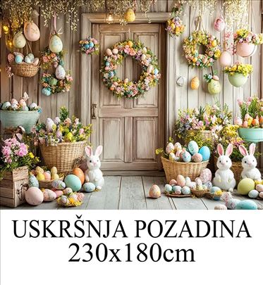 Uskršnja pozadina za fotografisanje 230x180cm