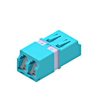 FO Adapter LCdx OM3,sa boč.prirubnicom,aqua,PREMIUM
LC/UPC duplex, sa bočnom prirubnicom
