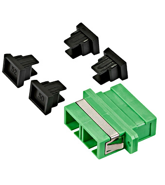 FO Adapter SC/APCdx OS2,sa boč.prirubnicom,zeleni,CLASSIC
SC/APC duplex, sa bočnom prirubnicom