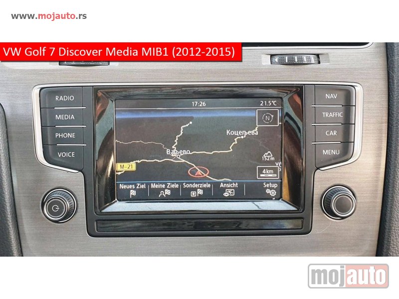 Mape za Discover Media i Amundsen MIB1 MIB2 Passat B8 Golf 7