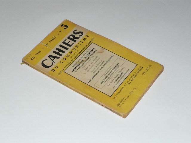 Cahiers du Communisme N° 5 1949