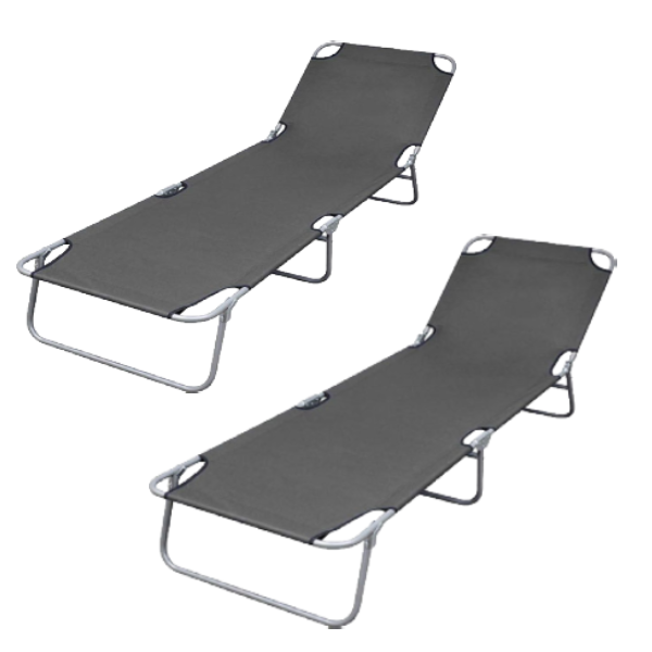 Ležaljka za plažu - siva 712000 - 2 komadaID: EK000671062