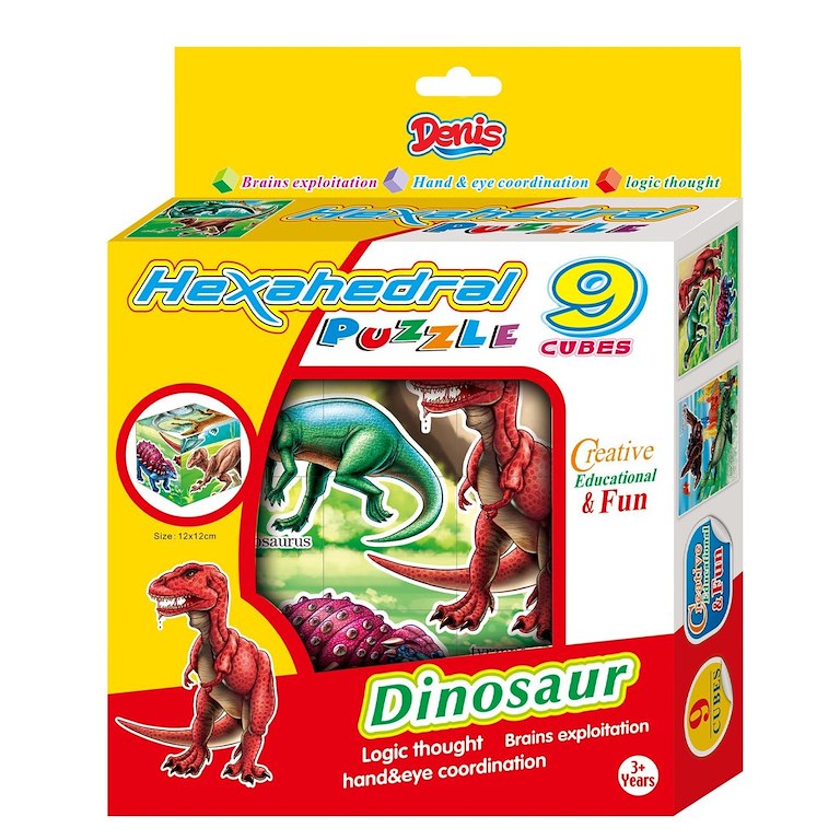 Puzzle / Slagalica Dinosauri, 9 kockiID: EK000832879