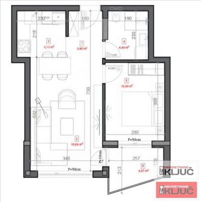 Sremska Kamenica, 45m2, Dvosoban sa pdv, Izgradnja