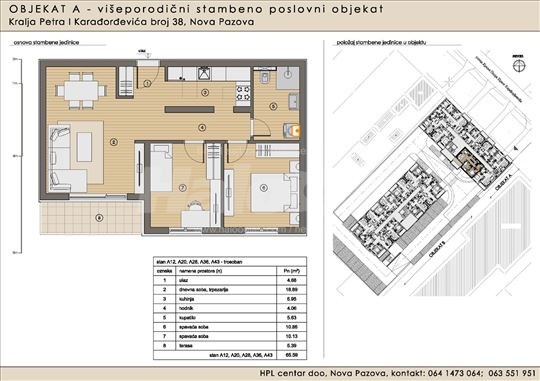 Dvoiposoban stan u izgradnji u Novoj Pazovi