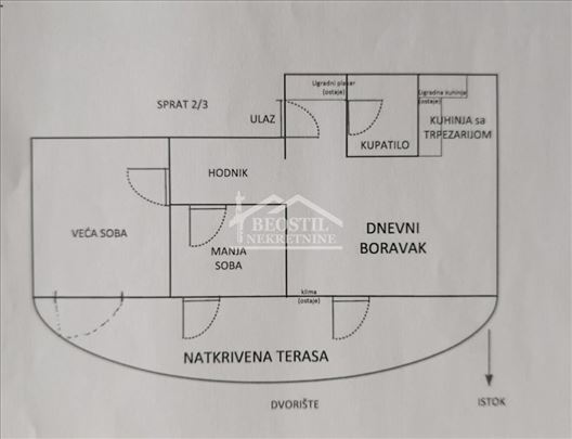 Zvezdara - Mirijevo - 56m2+10m2 ID#24730