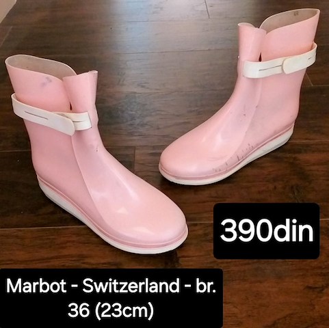 Marbot čizme za kišu roze ženske Switzerland 36