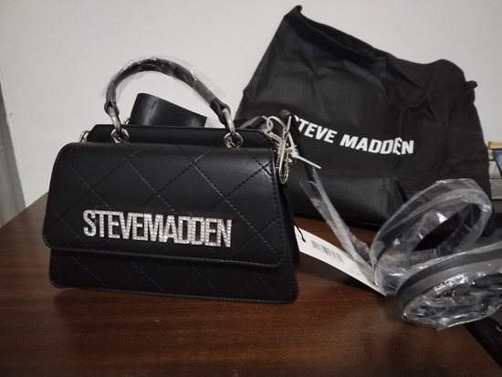 Nova crna Steve Madden torba sa cirkonima