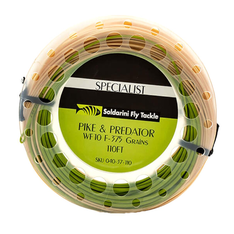 SOLDARINI SPECIALIST FLY LINES PIKE & PREDATOR WF 10F TAN/LT.OLIVE