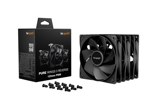 Case Cooler Be quiet Pure Wings 3 120mm PWM Reverse 3-Pack