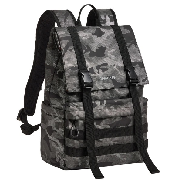 Torba za Laptop 15.6 Rivacase Sherwood Roltop 7621/siva camo