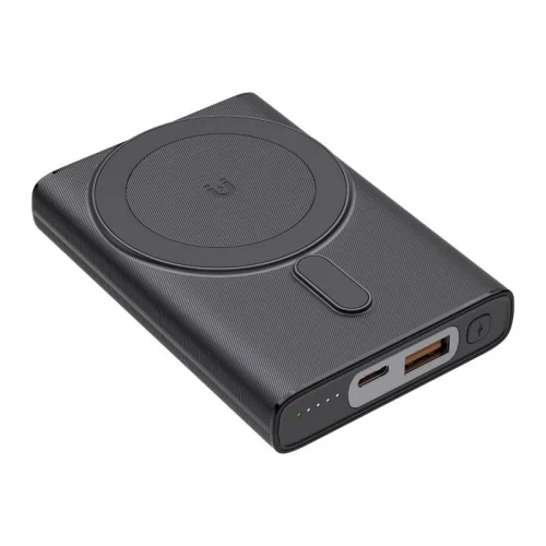 KONFULON Magsafe power bank 10000mAh 22.5W/15W bežična eksterna baterija Crni J25