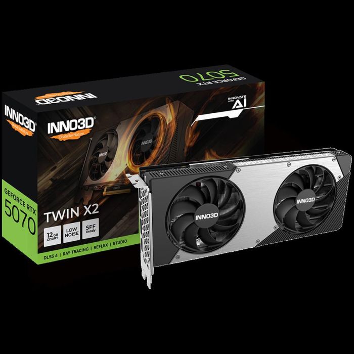 INNO3D GeForce RTX 5070 Twin X2 12GB GDDR7 192bit, 1x HDMI, 3x DP